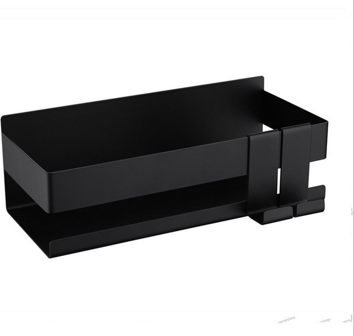 Douche rek Mat Zwart - Zelfklevend - RSV - 3M Zelfklevend - Douche ...