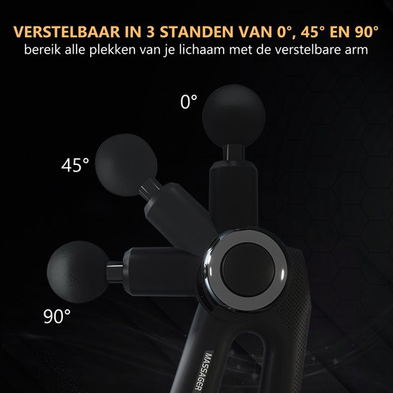 MusclePro - massage gun - professioneel massage apparaat - massage pistool - spier... | bol.com