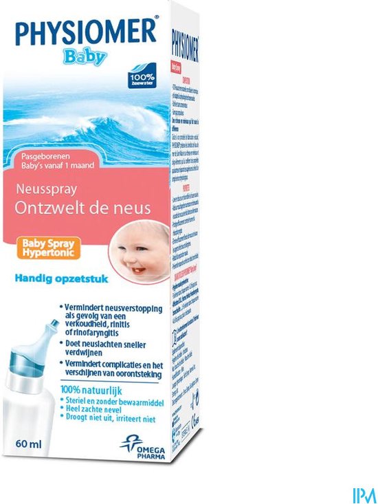Physiomer® Hypertone Baby Spray 60 ml Verstopte Neus Baby | bol