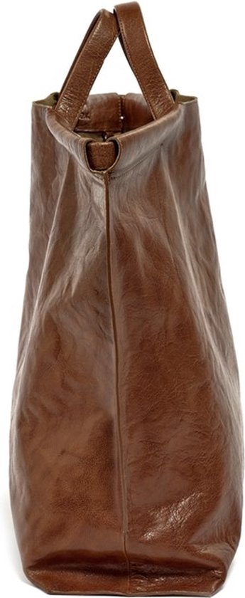 Serax Bea Mombaers shopper bag 40x14.5x41cm cognac | bol.com