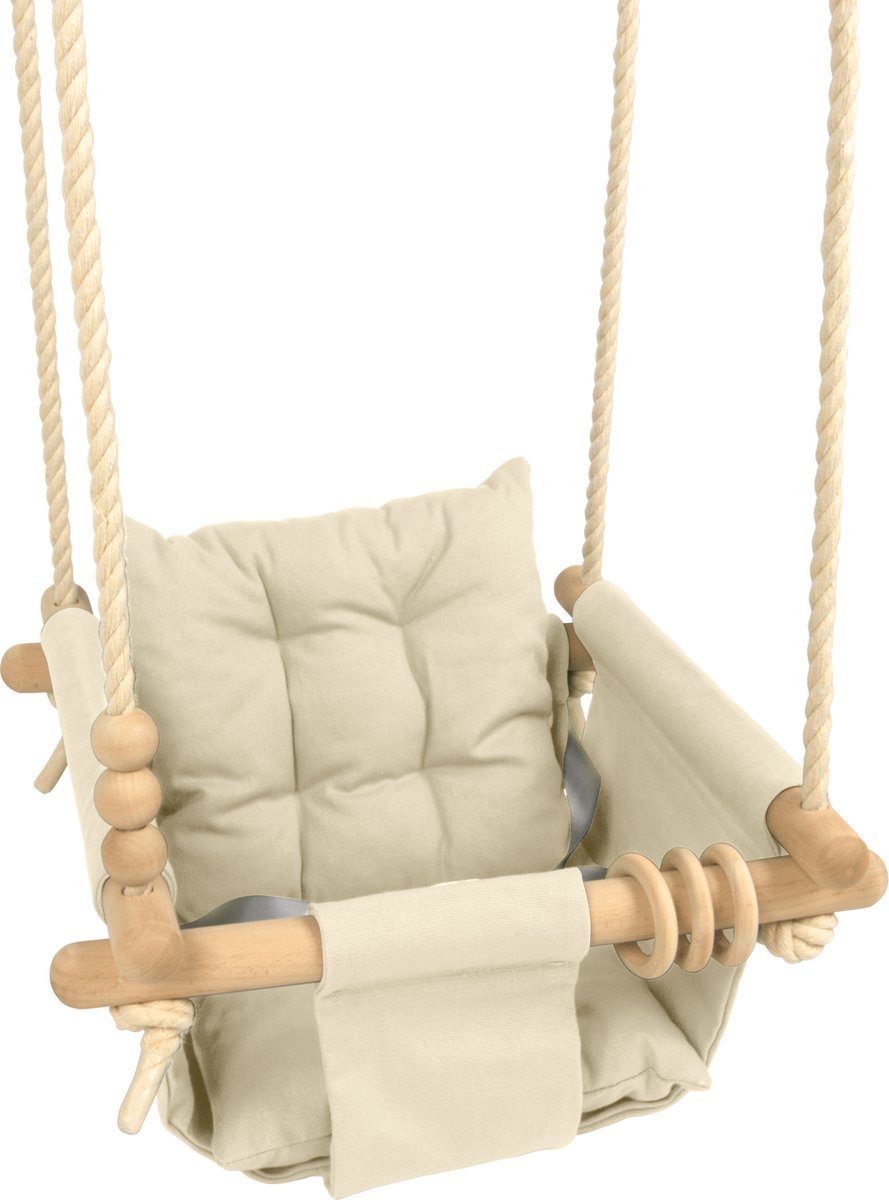 Baby Swing - Baby Schommel Beige - Kinder Schommel - Babyzitje ...