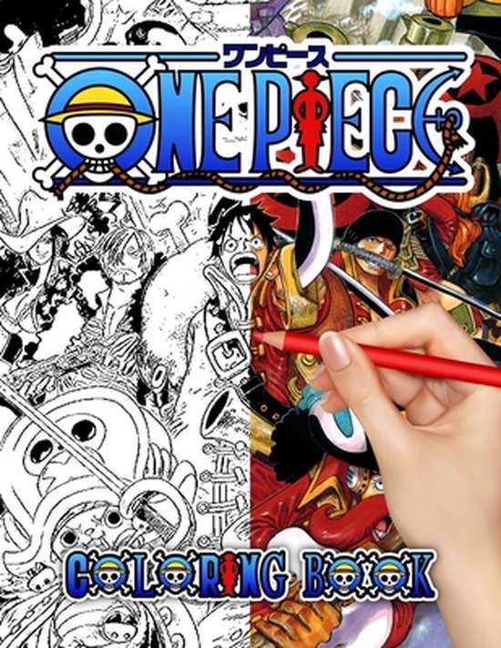 Ọne Pịece Coloring Book: Premium Illustration Pages to Color With One ...