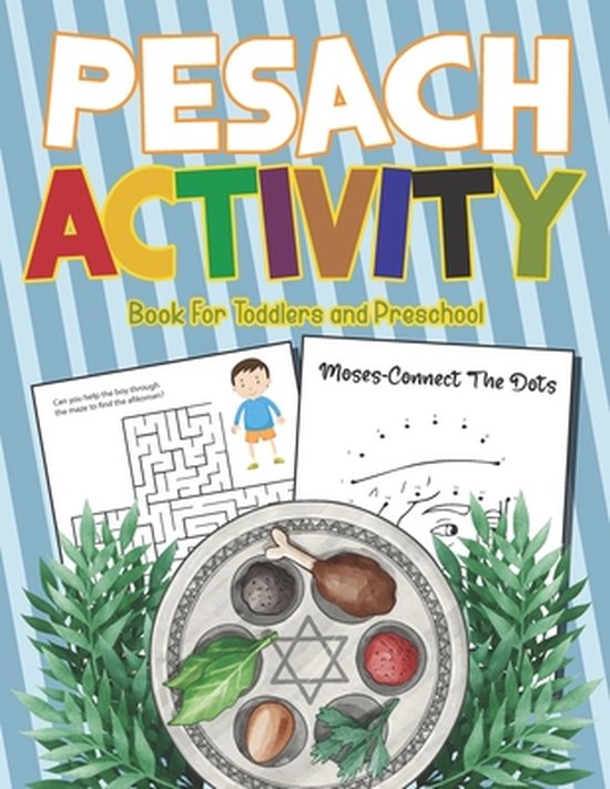 Pesach Activity Book for Toddlers and Preschool: Passover Book for Kids ...