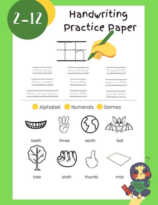 Handwriting Practice Paper: Penmanship and Writing Workbook for ...