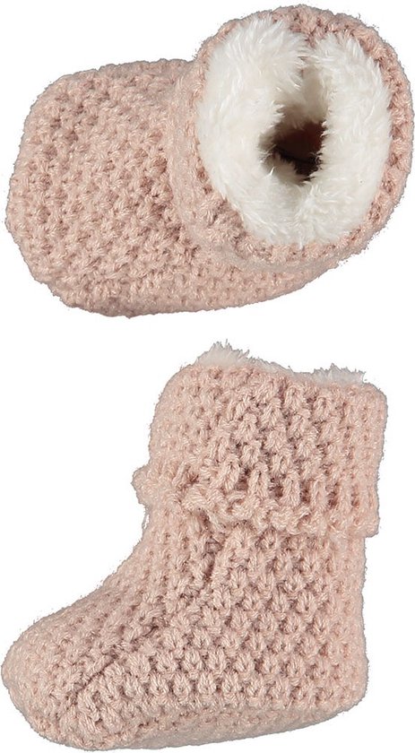 Apollo - Baby - Slofjes - Knit - Pink - Giftbox - Maat 50/56 | bol