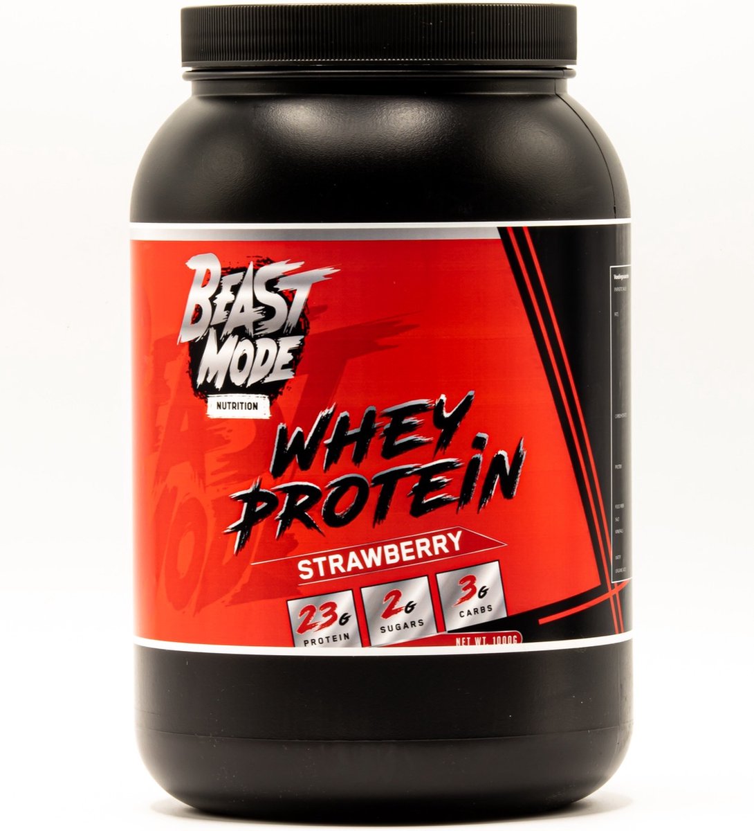 Beastmode - Whey protein - Aardbei - 1KG | bol.com