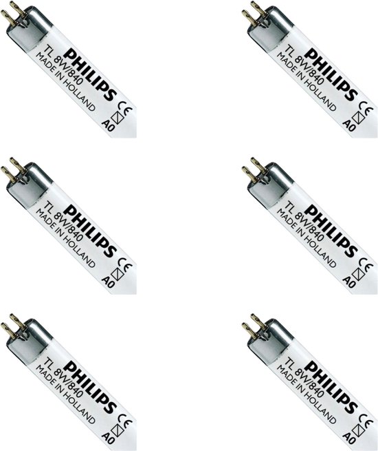 Philips - TL mini Buis 29 CM - 8W / 840 - Cool White - Ø 16MM - T5 ...