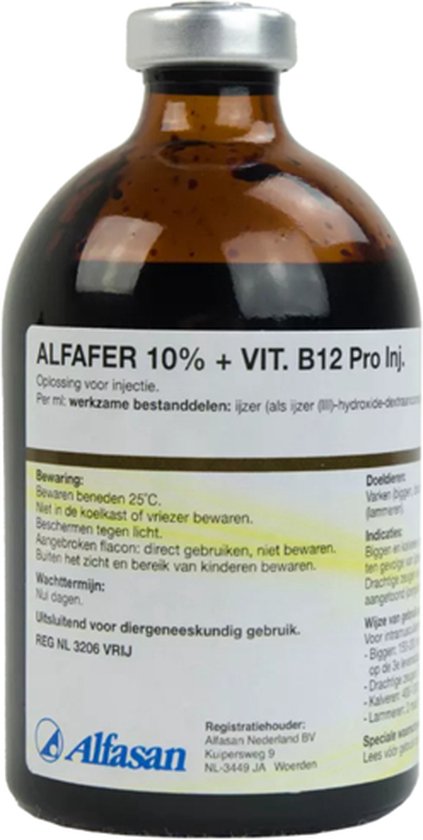 Alfafer 10% + Vit. B12 Pro Inj. Reg Nl Vrij | bol.com