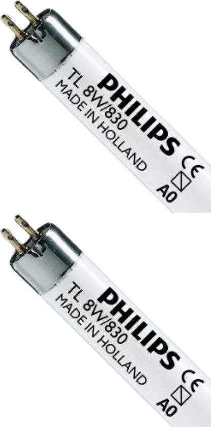 Philips - TL mini Buis 29 CM - 8W / 830 - Warm Wit - Ø 16MM - T5 ...