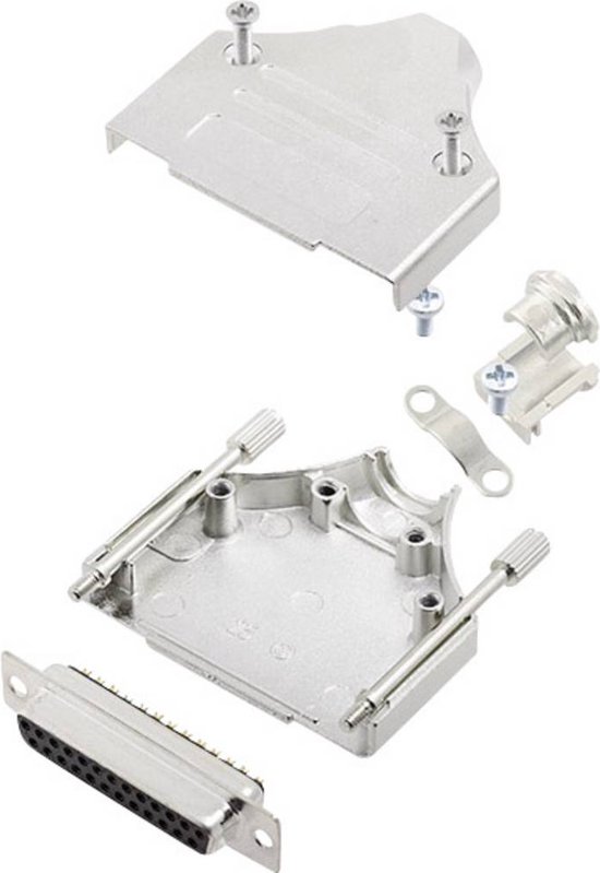 encitech MHDM-25-DBS-K 6355-0005-13 D-sub female connector-set 180 ° Aantal polen: 25... | bol.com