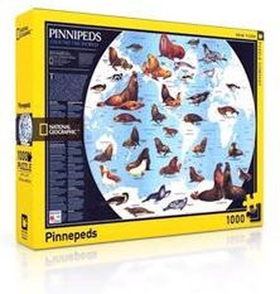 Pinnipeds - NYPC National Geographic Collectie Puzzel 1000 Stukjes ...