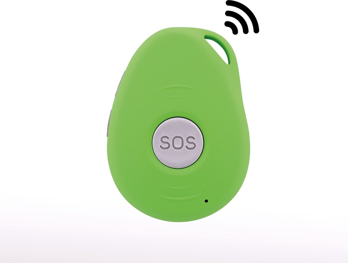 Wuzzi Alert Pebbles groen - Persoonlijk alarm voor binnen en buiten ...