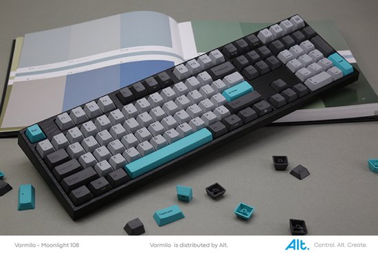 Varmilo VEA108 Moonlight - Mechanical Keyboard - MX Silent Red Switches ...