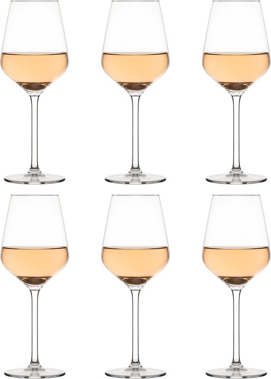 Libbey Wijnglazen Witte Wijn Seli – 370 ml / 37 cl - 6 Stuks - Vaatwasserbestendig -... | bol