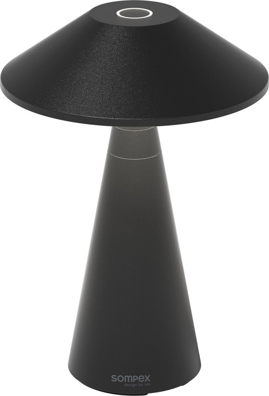 Sompex Tafellamp Move | Zwart | Led - indoor / outdoor voor binnen en buiten - in... | bol