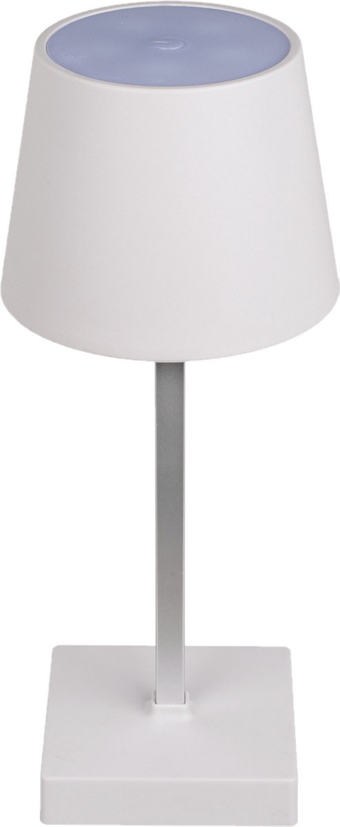 USB tafellamp LED dimbaar wit 26 cm van kunststof - Nachtlampje - Tafel ...
