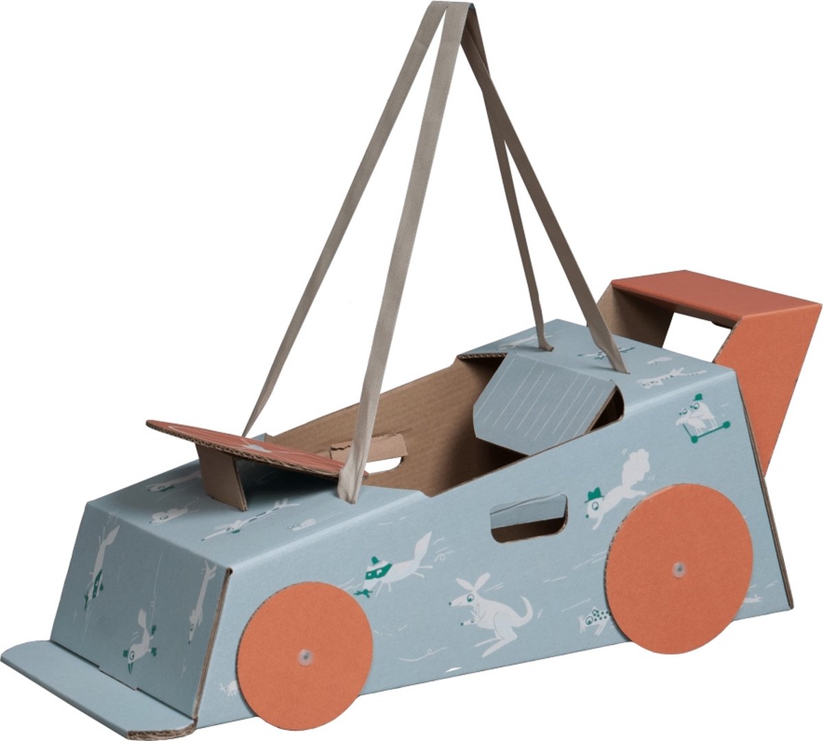 Mister Tody Flying Circus Blauw Kartonnen Auto MT-AU0003 | bol.com