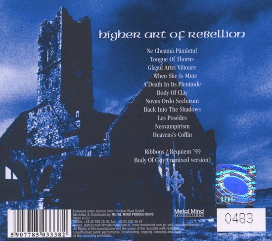 Agathodaimon - Higher Art Of Rebellion (CD) (Limited Edition ...