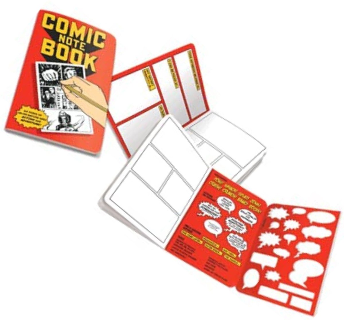 Comic Book Notebook - Gevuld met lege panelen voor het maken van uw ...