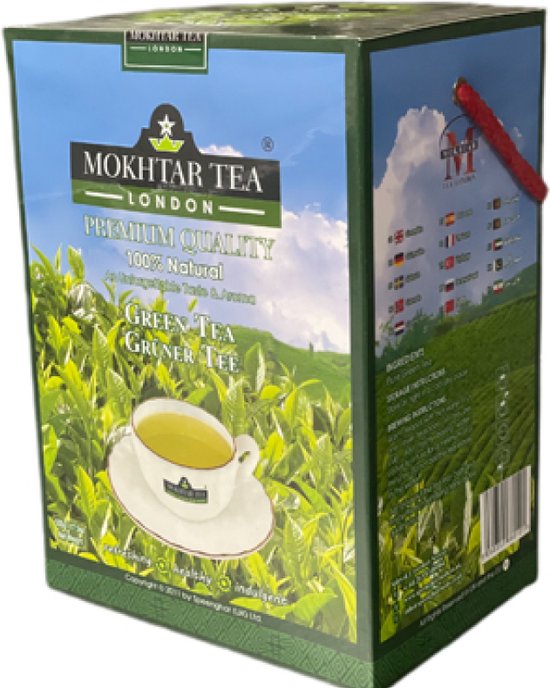 Mokhtar tea Green Tea - 2 x 500g | bol
