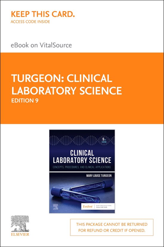 Clinical Laboratory Science Elsevier eBook on Vitalsource (Retail Access Card):... | bol.com
