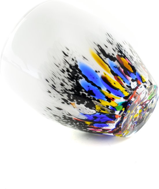 Fidrio vaas oval coral H25 - Decoratieve vaas - Decoratieve fles ...