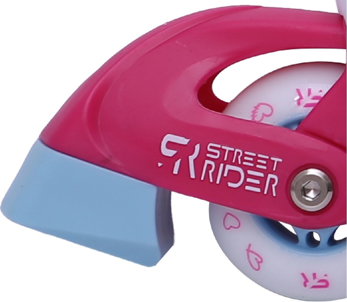 Skeelers - Street Rider Inline Skates Hardboot - Roze - Verstelbaar ...