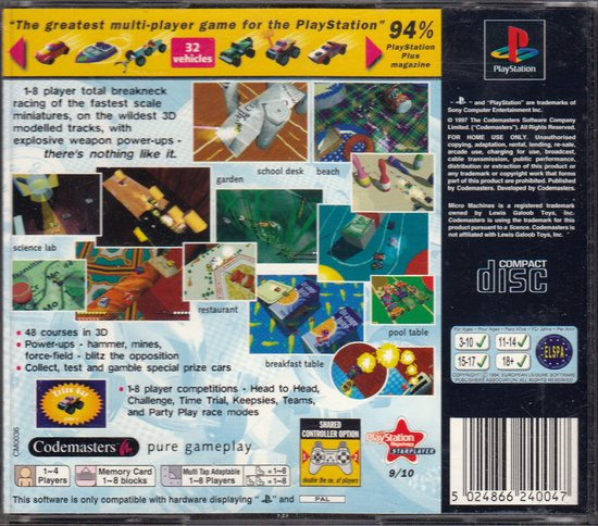 Micro Machines V3 - PS1 | Games | bol