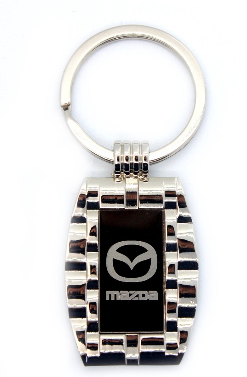 Mazda Sleutelhanger | Metaal, Glas | Mazda Logo | Keychain Mazda ...