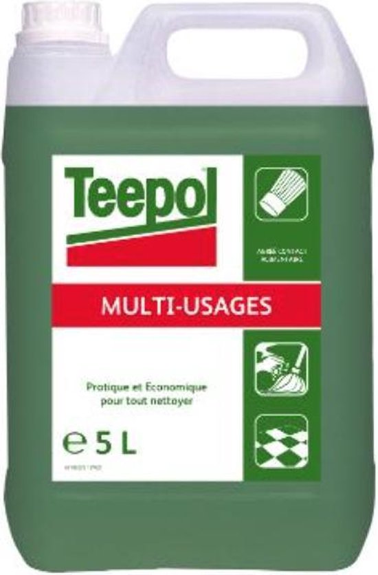 TEEPOL Allesreiniger - Multifunctioneel reinigingsmiddel 5 Liter | bol