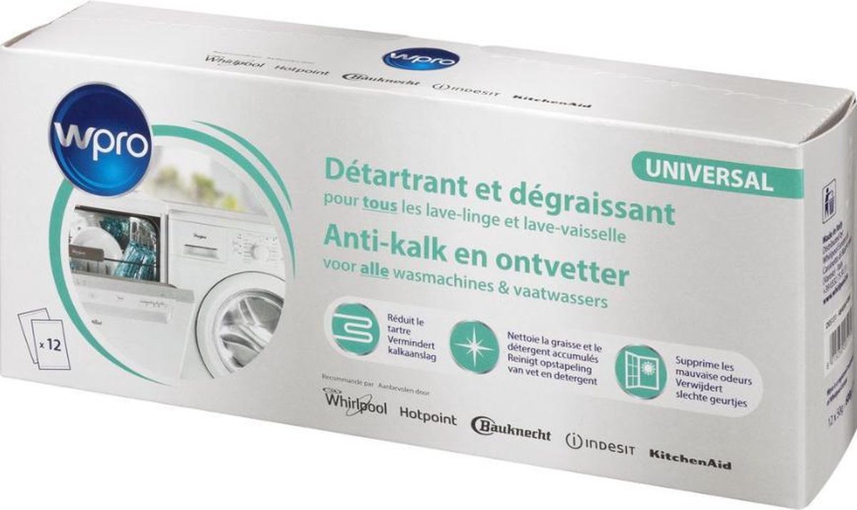 Ontkalker antikalk ontkalkingsmiddel ontvetter 3 in 1 voor wasmachine ...