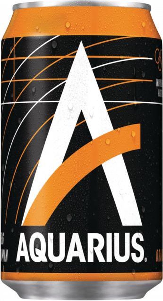 Aquarius Orange blik | Blik 24 x 33 cl | bol