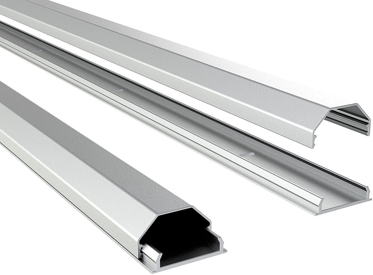HQ Aluminium Kabelgoot - Metalen Kabel Management Organizer Beschermer ...