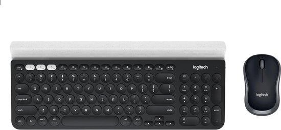 Logitech - Draadloos toetsenbord en muis - Logitech k780 - M185 ...