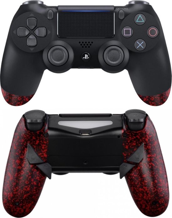 3D Grip Red - Manette personnalisée PlayStation PS4 PRO eSports ...