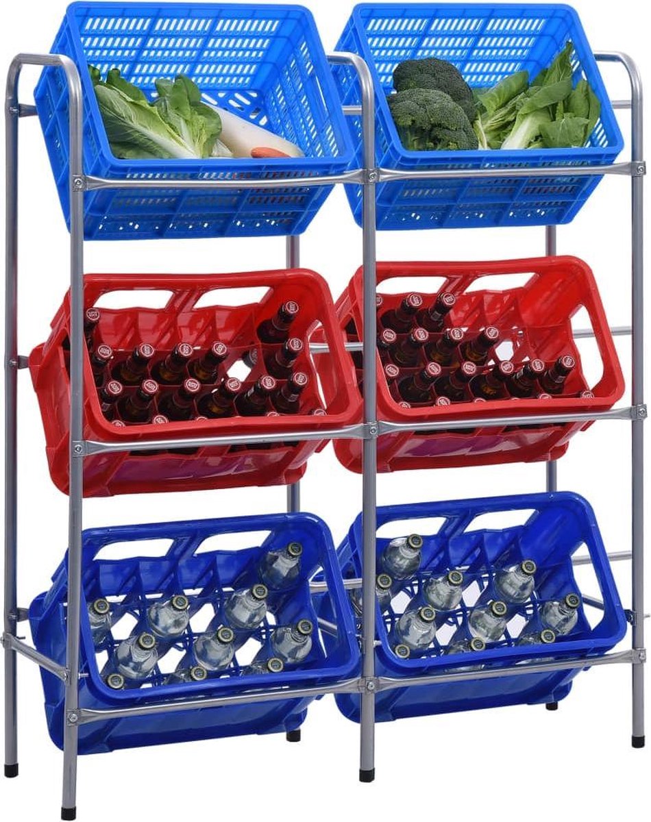 Krattenrek - Drankrek - Kratten standaard - 6 kratten - L | bol