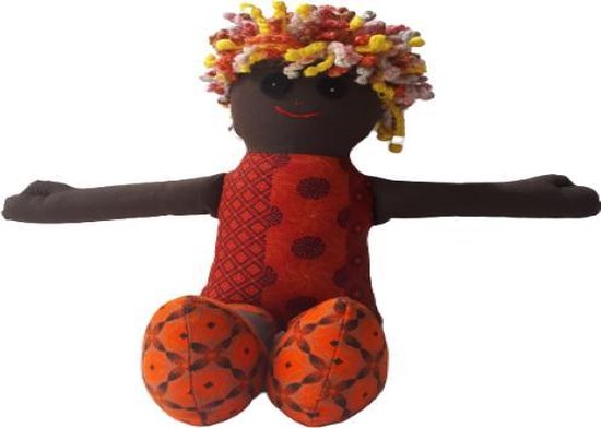 Jacqui's Arts & Designs - Zuko doll - lappenpop - bruine pop - donkere ...