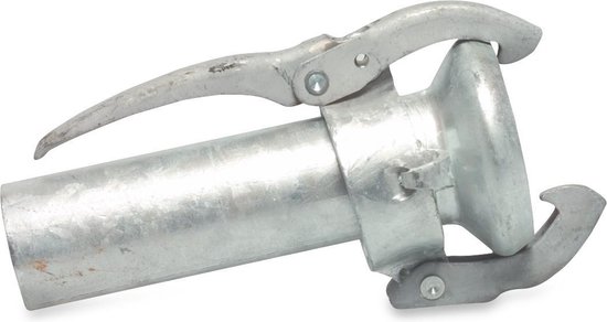 Snelkoppeling staal gegalvaniseerd 108 mm x 108 mm M-deel Perrot x ...