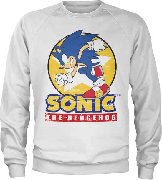 Sonic The Hedgehog Sweater/trui -M- Fast Sonic Wit | bol.com