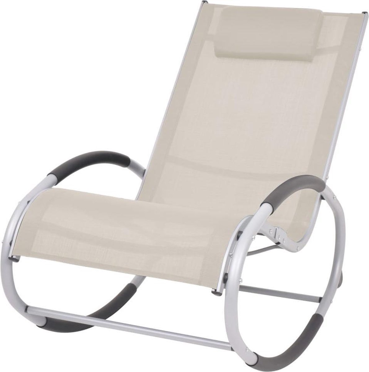 Schommelstoel comfortabel (Incl LW Fleece deken) - Loungstoel - Chill ...