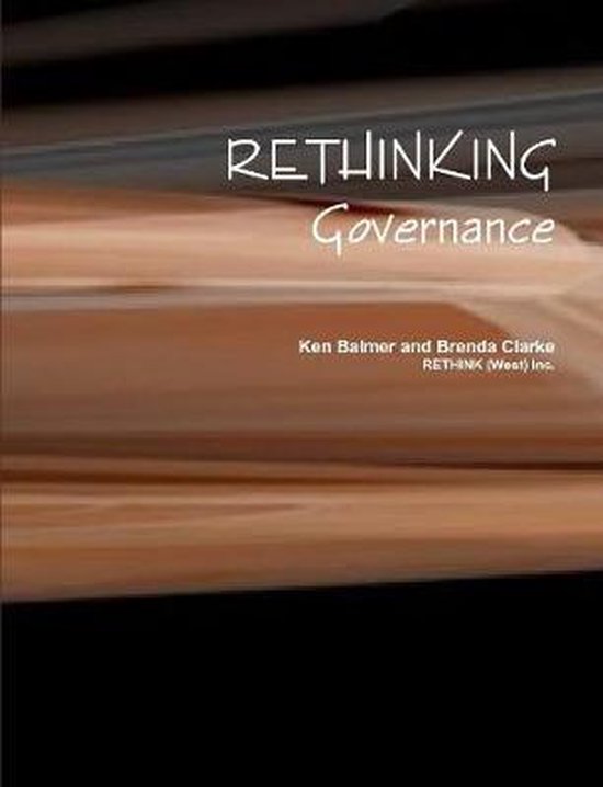 RETHINKING Governance | 9781300232728 | Ken Balmer | Boeken | bol.com