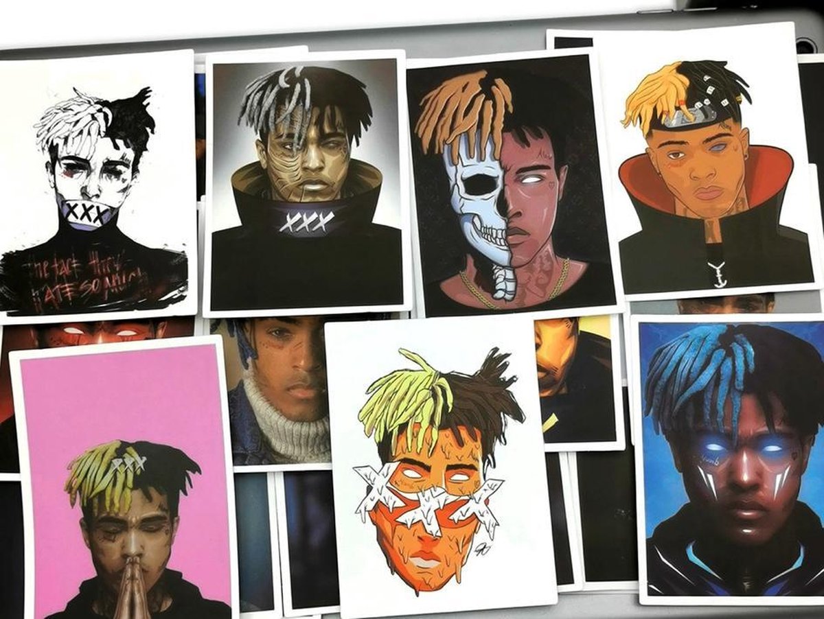 XXXTentacion - Xxxtentacion stickers - 25 stuks - Stickers volwassenen ...