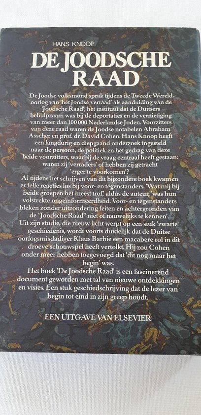 De Joodsche raad, Hans Knoop | 9789010046567 | Boeken | bol