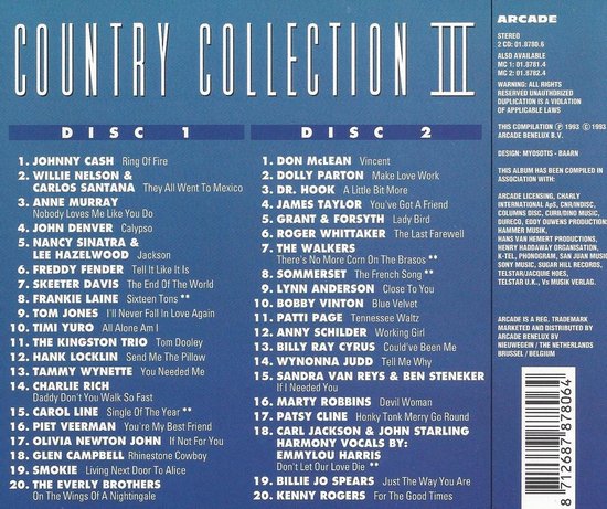 Country Collection III, Various | CD (album) | Muziek | bol