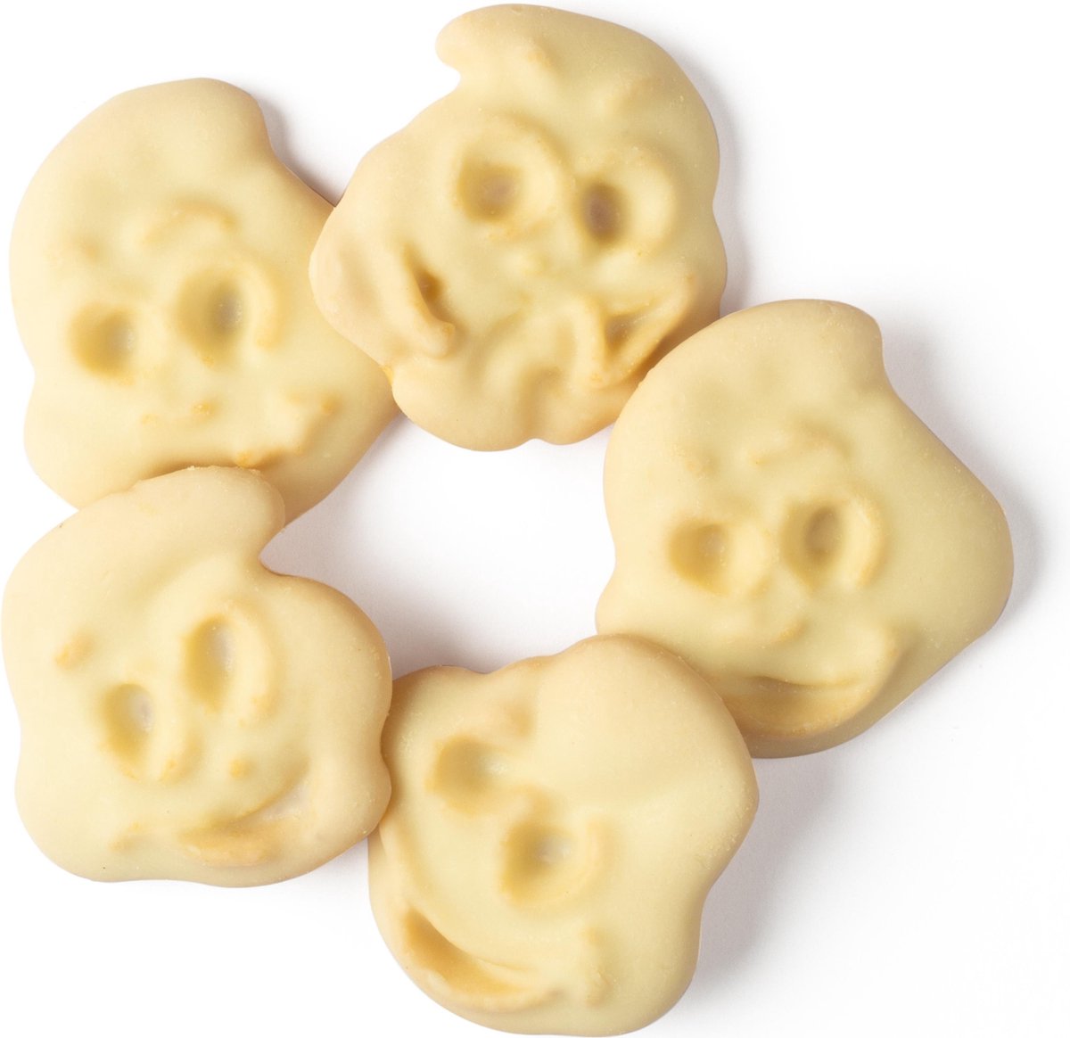 bol.com | Smoeltjes Spookkoekjes Witte chocolade - 7 x 25 gram