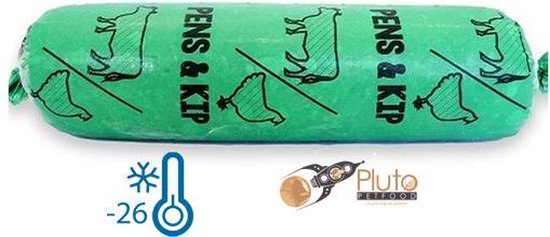 Pens & Kip 5x0,5kg - KVV vers vlees - Diepvries Hondenvoeding - Pluto ...