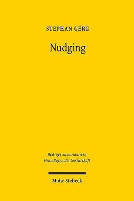 Nudging | 9783161576935 | Stephan Gerg | Boeken | bol.com
