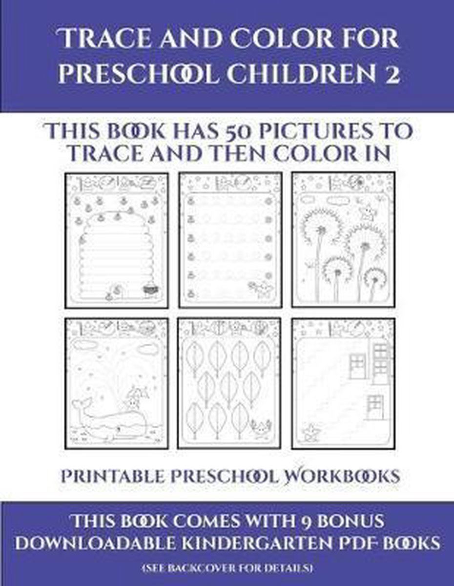 Printable Preschool Workbooks- Printable Preschool Workbooks (Trace and ...