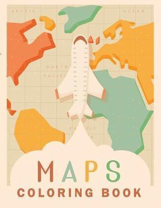 Maps Coloring Book, Tornis | 9781702367356 | Boeken | bol.com