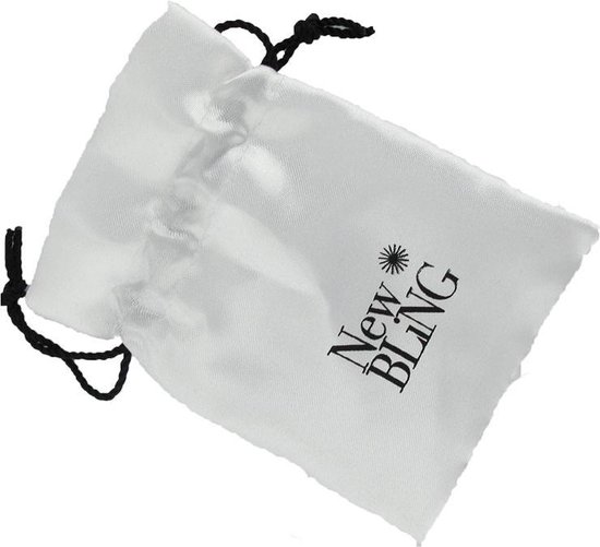 New Bling 9NB-0434 60 zilveren damesring met solitair zirkonia in ...